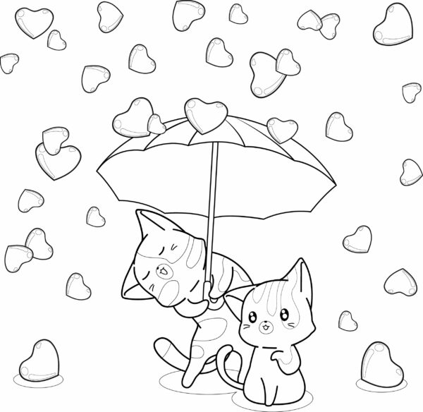 Printable Love Coloring Pages For Kids. Add some lovely colors!